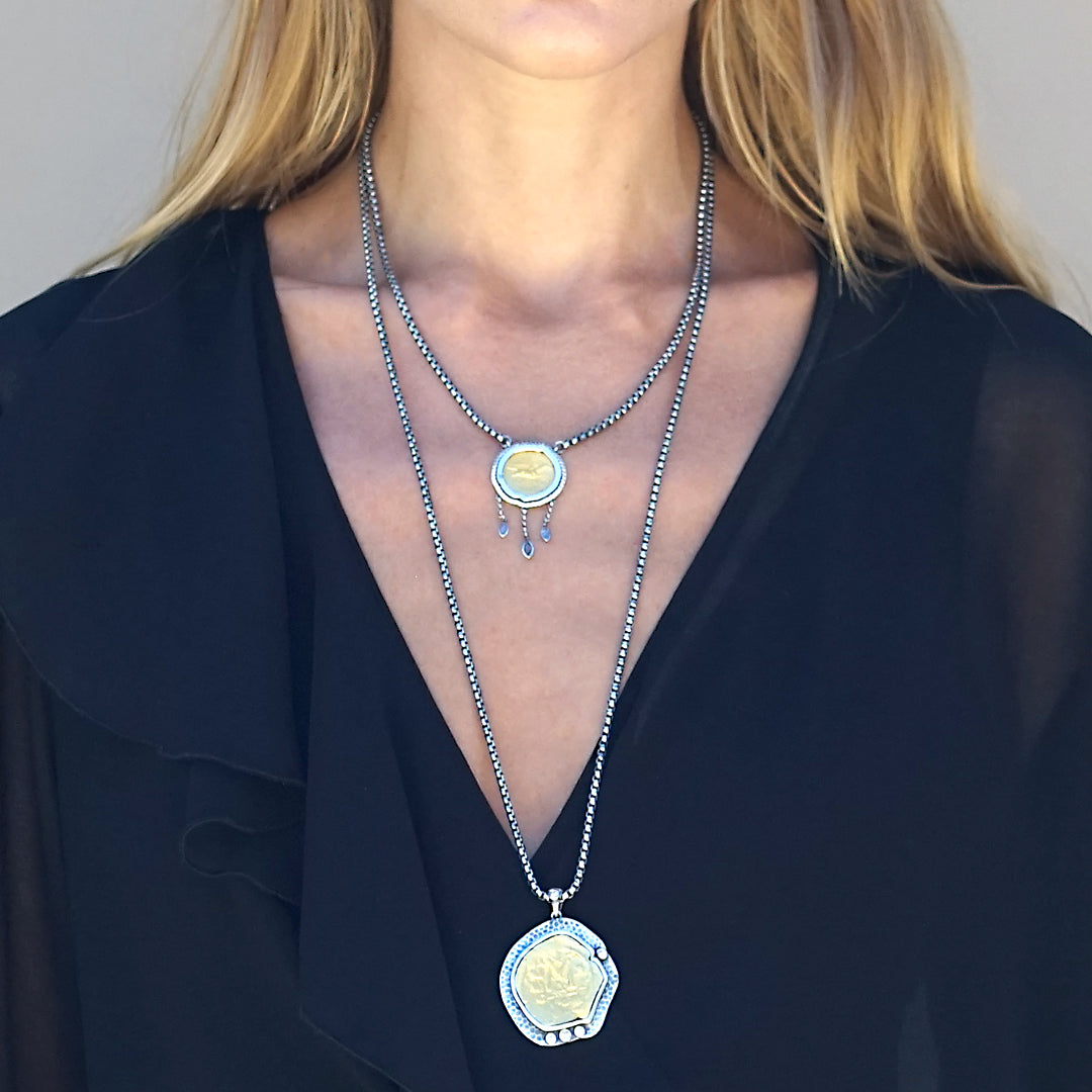 VINTAGE SILVER ARAS NECKLACE – Tat2 Designs