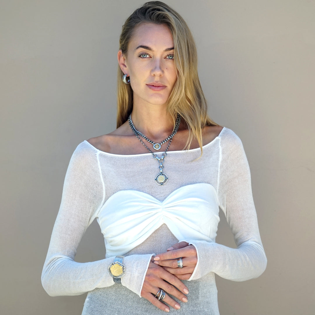 VINTAGE SILVER ALMORA LAYERED BAND RING – Tat2 Designs